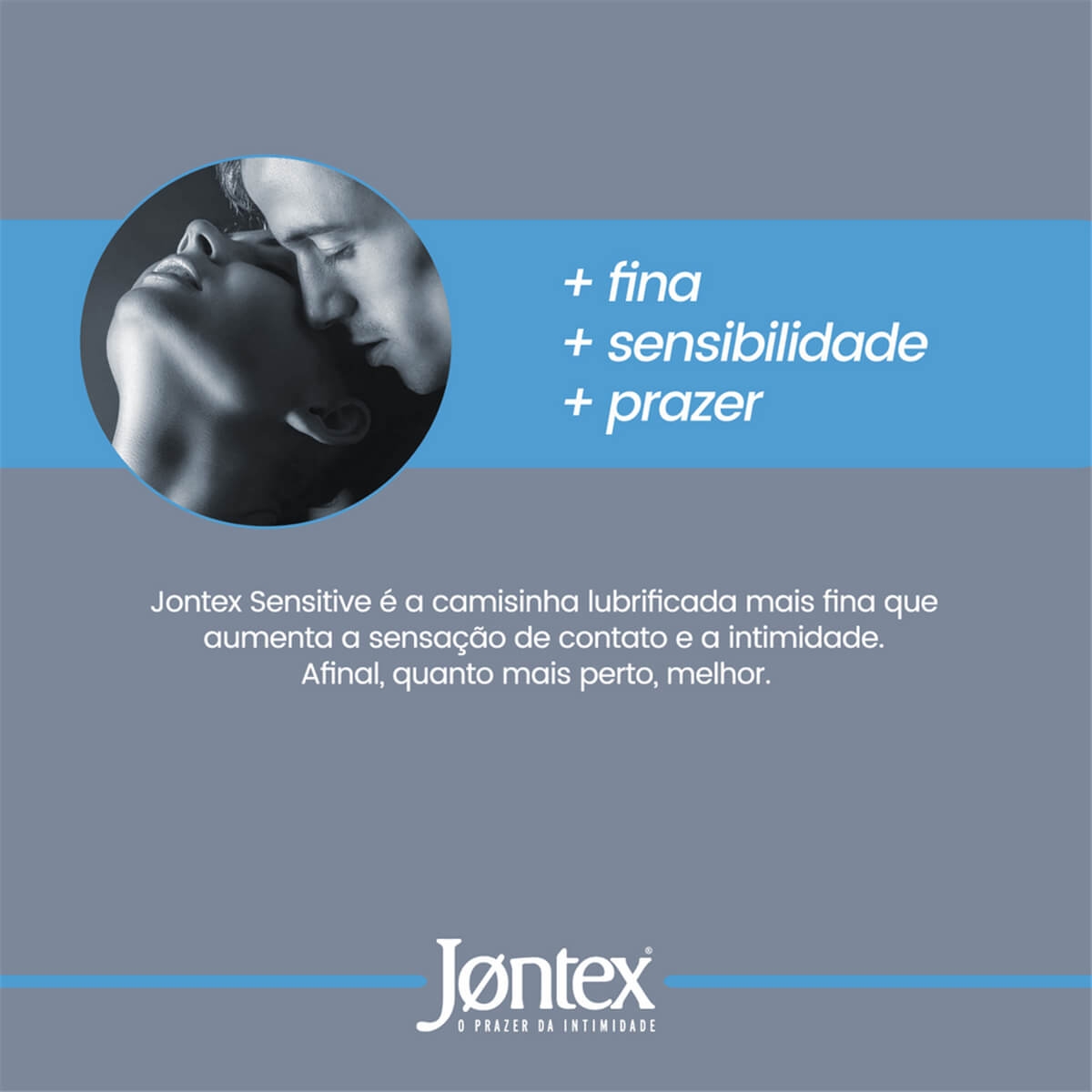 Camisinha Jontex Sensitive Mais Fino 6 unidades | Droga Raia