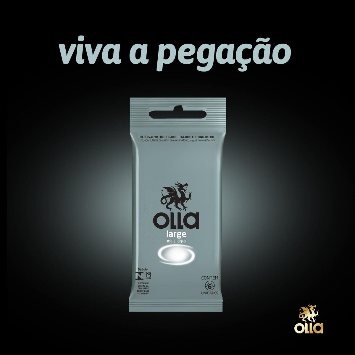 Camisinha Olla Large com 6 unidades | Droga Raia