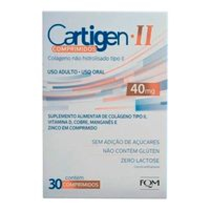 SUPLEMENTO ALIMENTAR CARTIGEN II 30CPS | Droga Raia