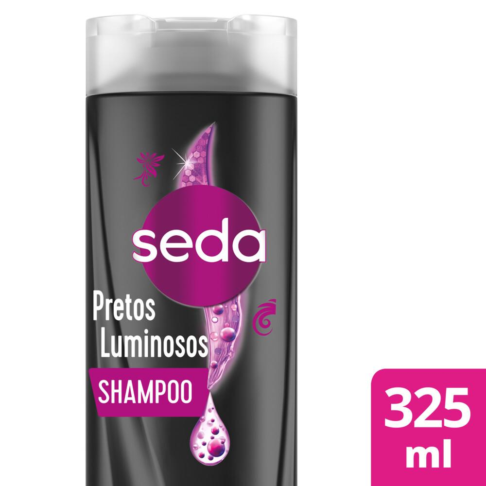 SHAMPOO SEDA COCRIAçõES PRETOS LUMINOSOS 325ML | Droga Raia