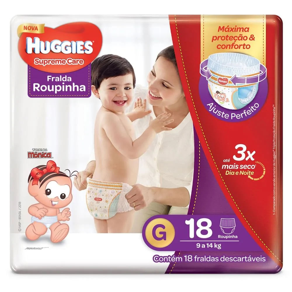 Huggies: produtos com menor preço na Droga Raia