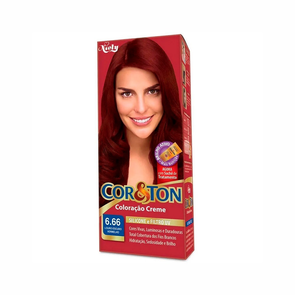 TINTURA COR & TON VERMELHO 6.66 LOURO ESCURO VERMELHO | Droga Raia