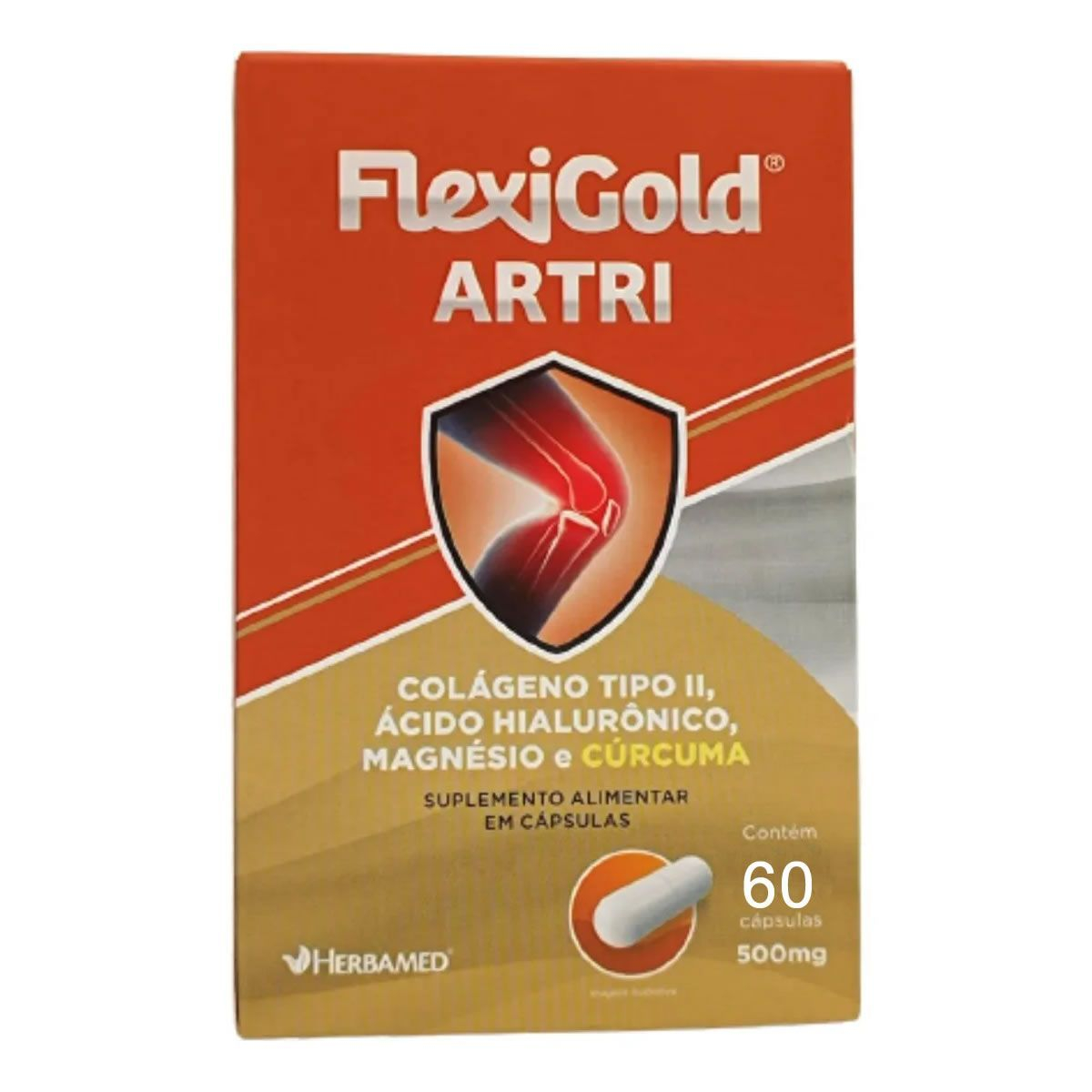 FLEXIGOLD ARTRI - 60 CáPSULAS - HERBAMED | Droga Raia