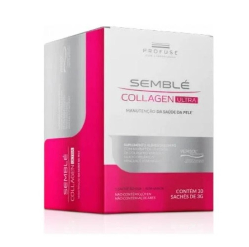 SUPLEMENTO ALIMENTAR SEMBLé COLLAGEN ULTRA PROFUSE 30 SACHêS | Droga Raia