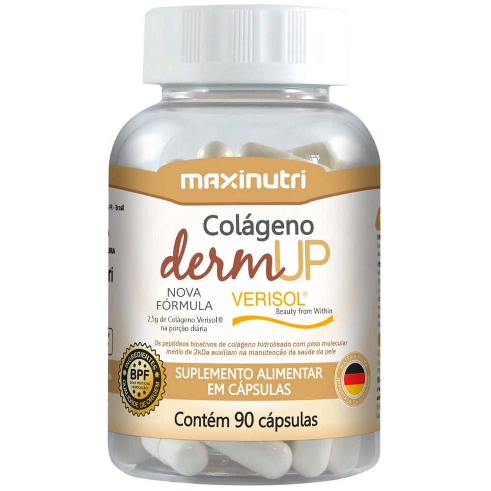COLáGENO VERISOL DERMUP 90 CAPS - MAXINUTRI | Droga Raia