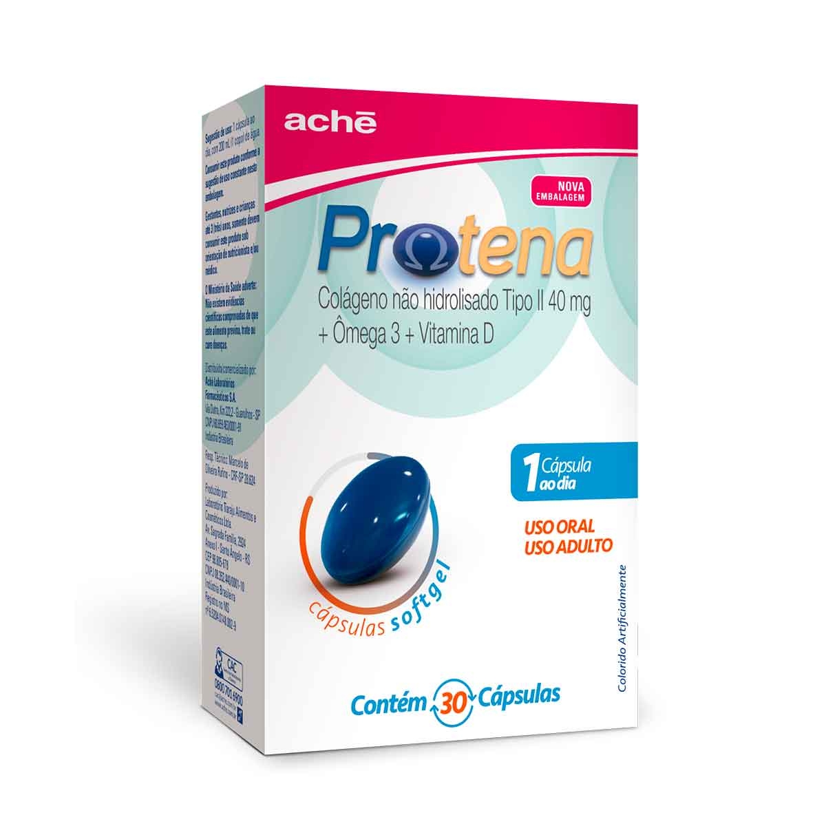 Protena com 30 Cápsulas | Droga Raia