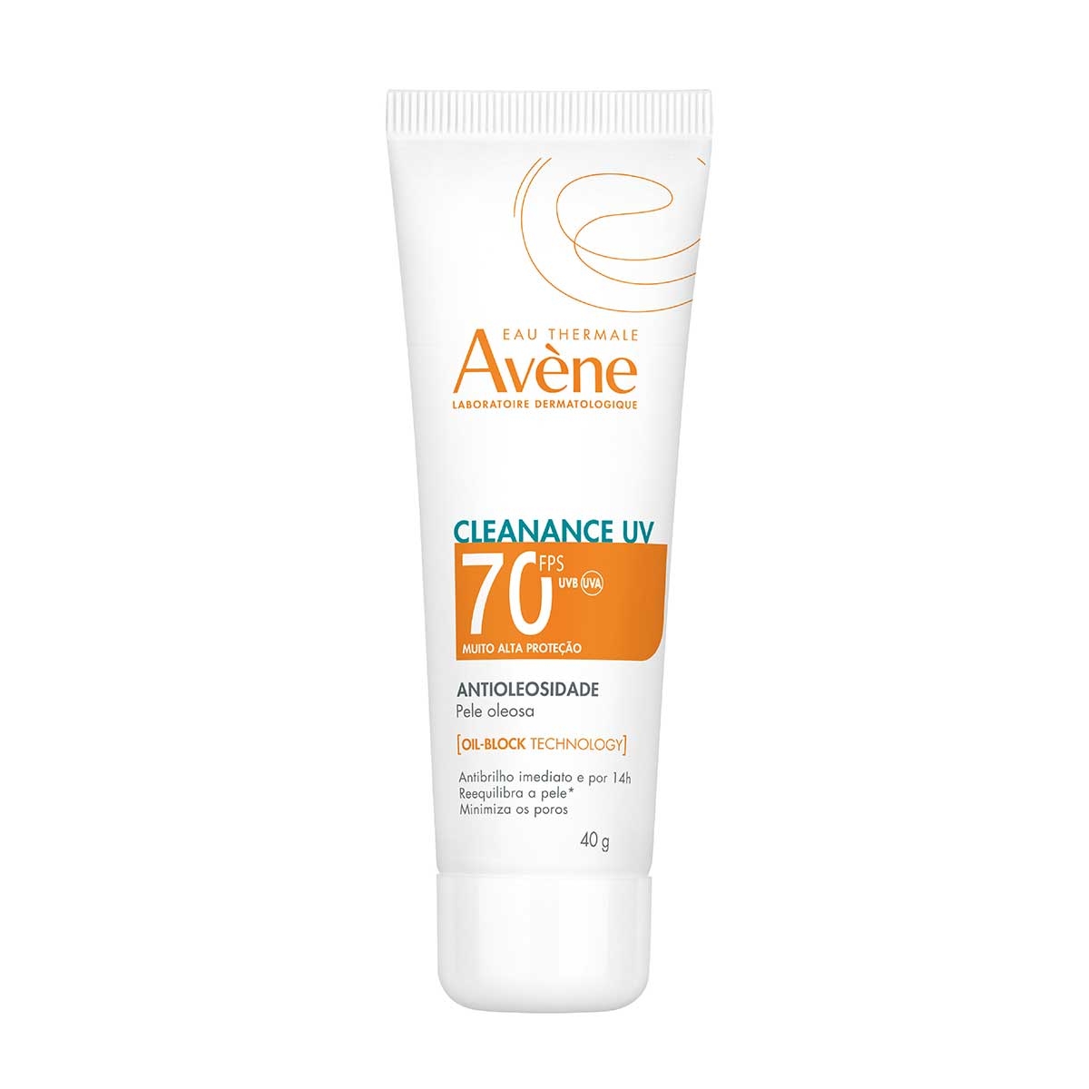 Protetor Solar Facial Avène Cleanance Antioleosidade FPS 70 40g | Droga Raia