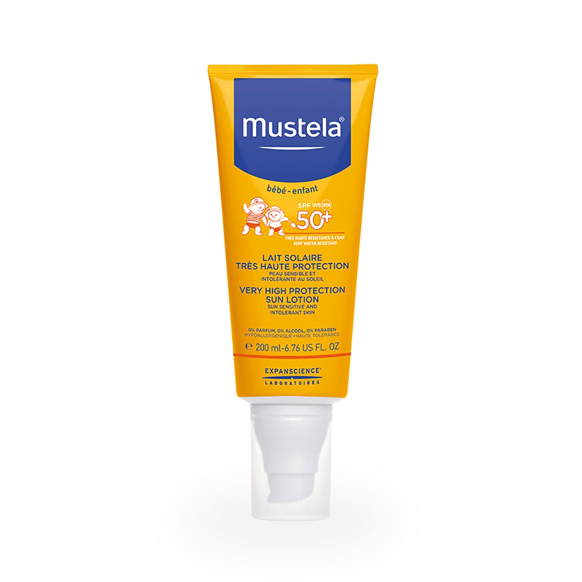 Protetor Solar Corporal Mustela Bebê FPS50+ com 200ml | Droga Raia