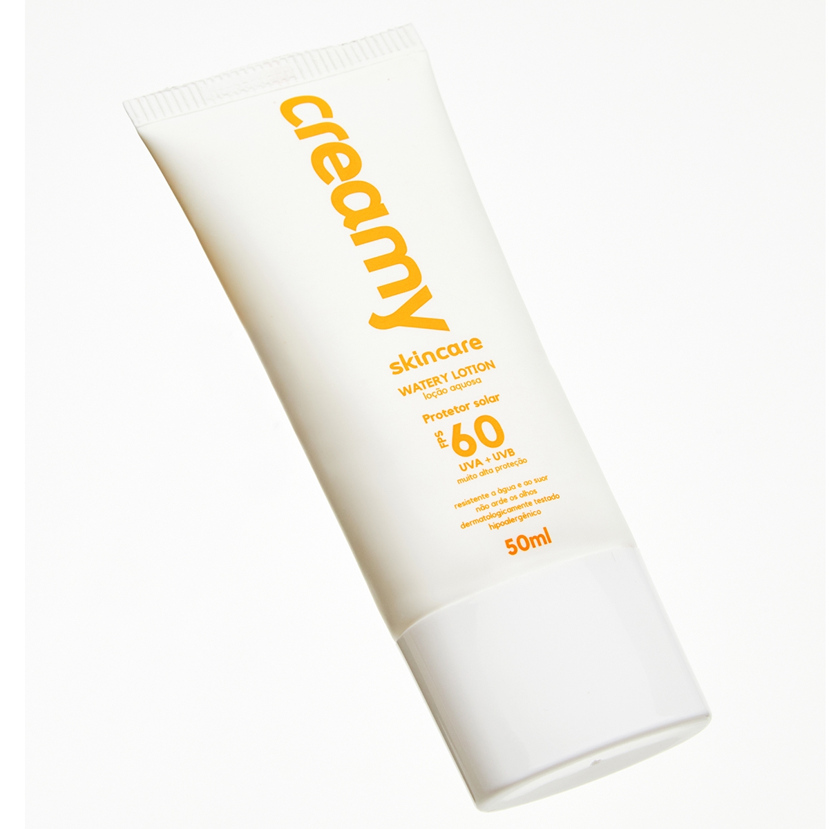 Protetor Solar Creamy Watery Lotion FPS 60 50ml - em promoção | Droga Raia