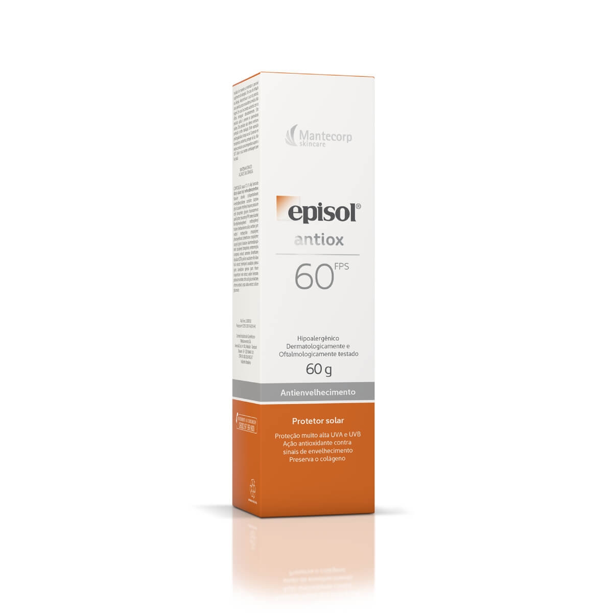 Protetor Solar Facial Episol Antiox Antienvelhecimento FPS60 60g ...