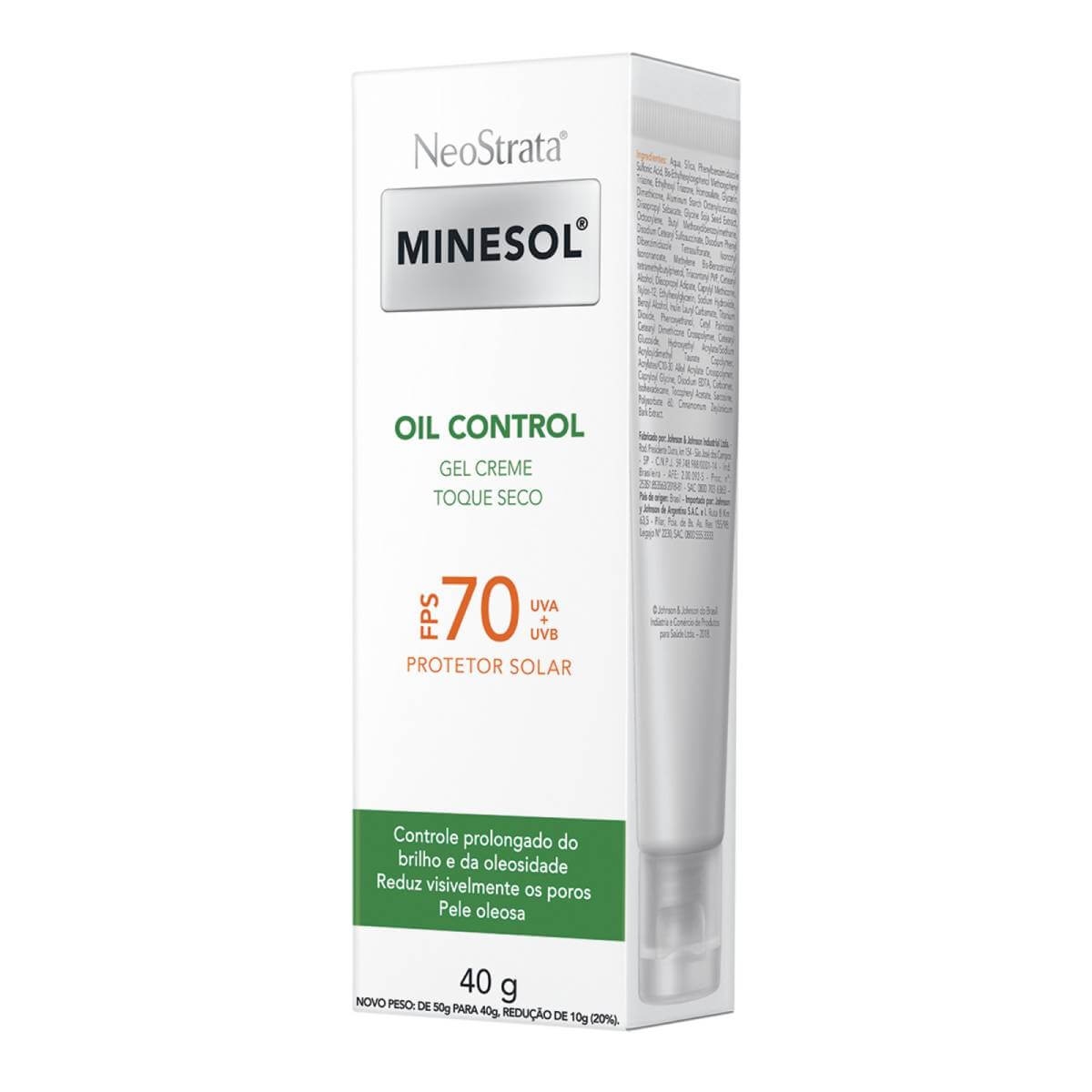Protetor Solar Gel Creme Facial Neostrata Minesol Oil Control Toque ...