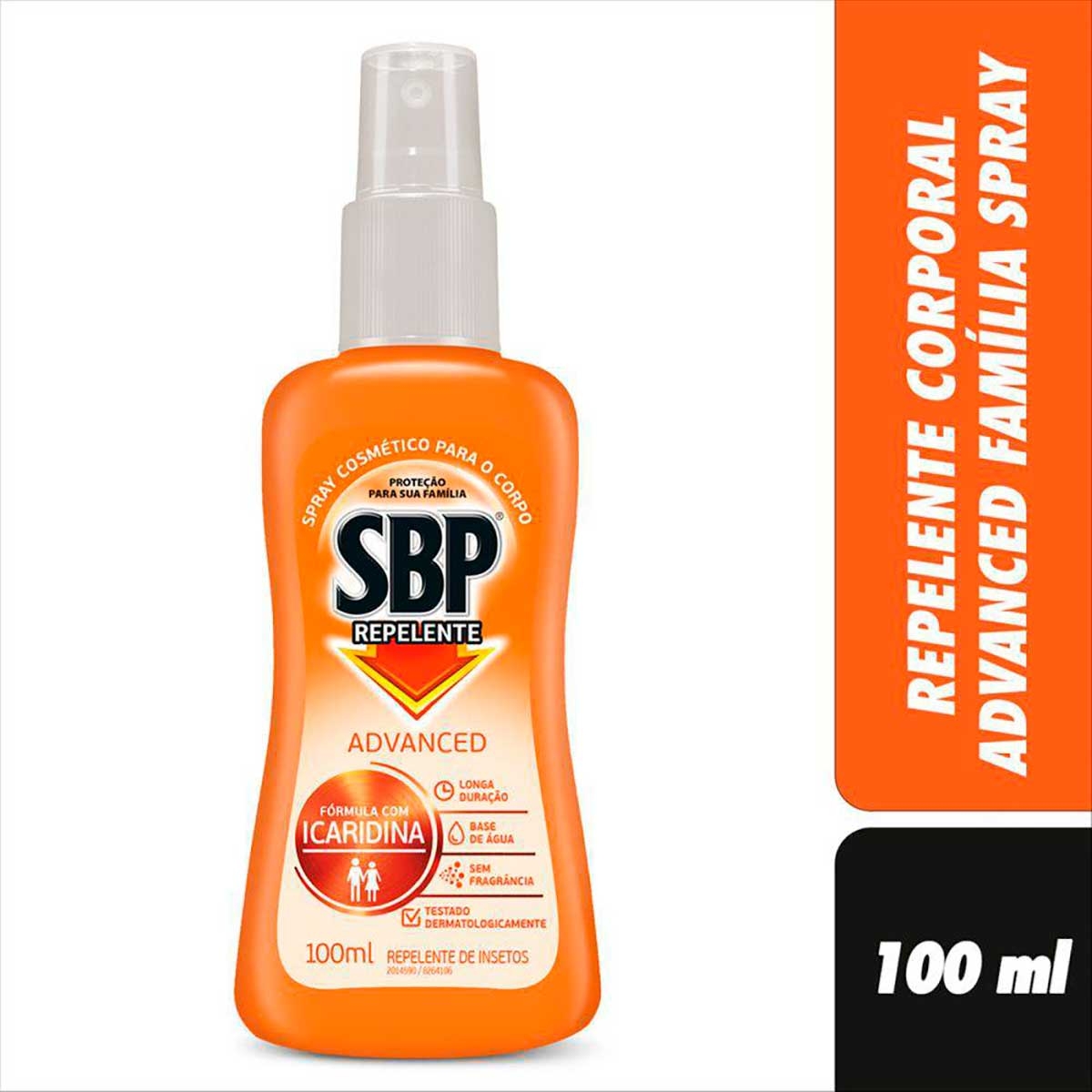 Repelente SBP Advanced Spray Family com 100ml | Droga Raia