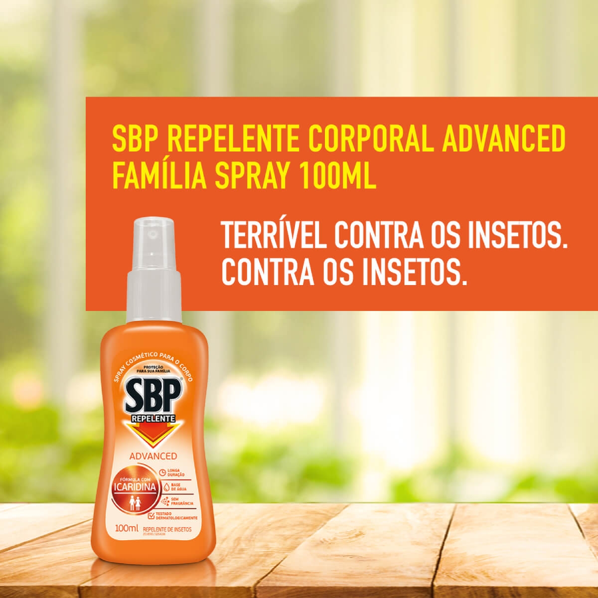 Repelente SBP Advanced Spray Family com 100ml | Droga Raia