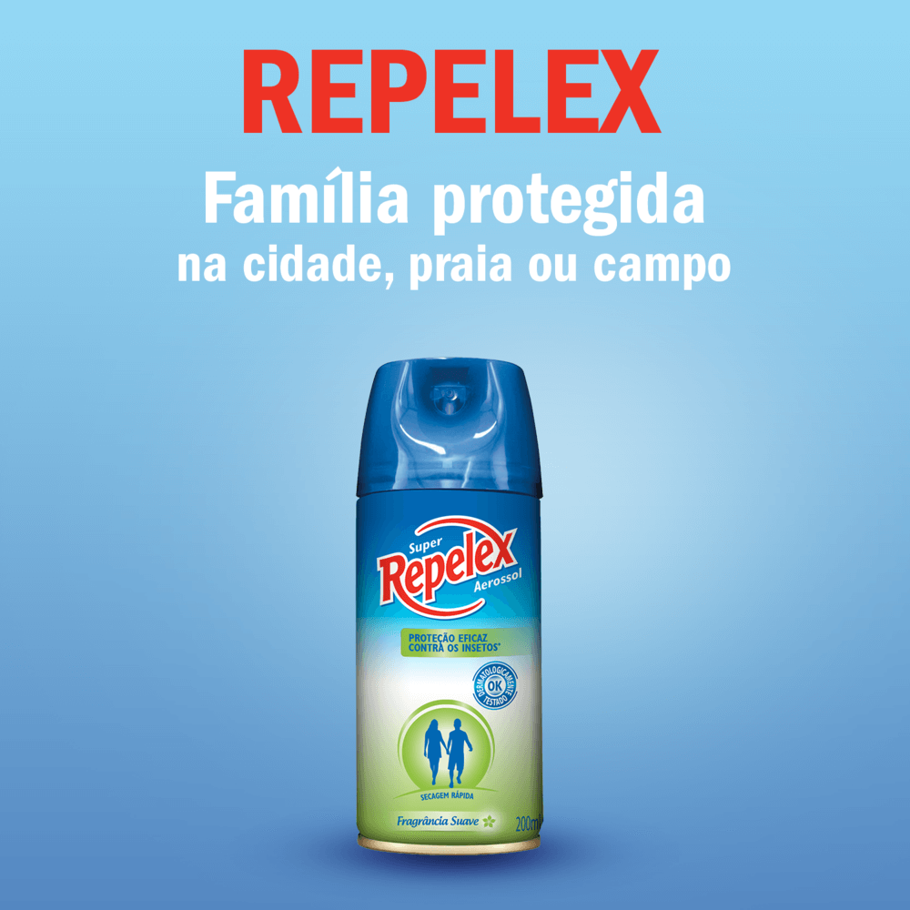 Repelente Super Repelex Family Care Aerosol com 200ml | Droga Raia