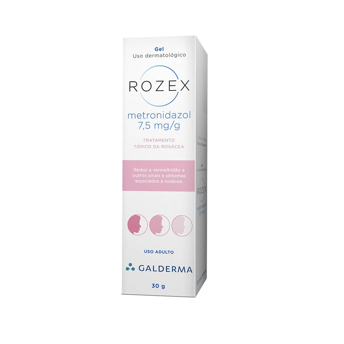 Gel para Pele com Rosácea Galderma Rozex 7,5mg/g com 30g | Droga Raia