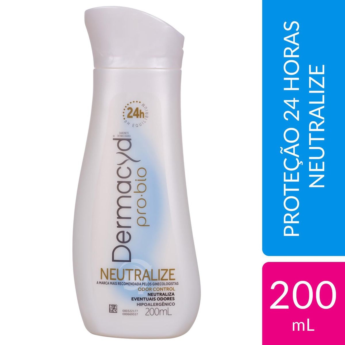 Sabonete Líquido Íntimo Dermacyd Pro-Bio Neutralize com 200ml | Droga Raia