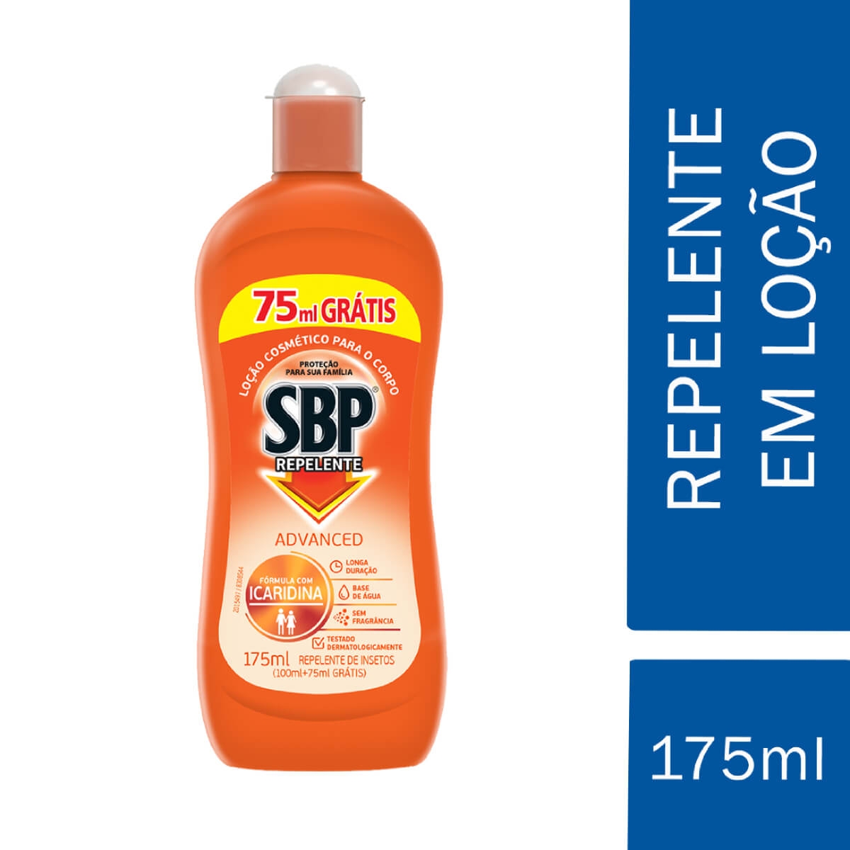 Repelente SBP Advanced Loção com 175ml Grátis 75ml | Droga Raia