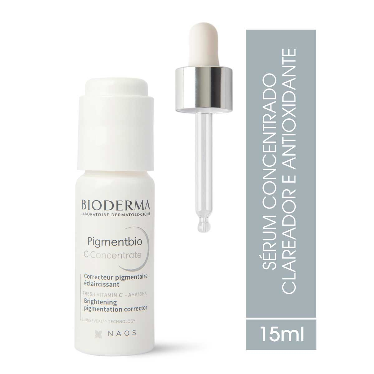 Sérum Facial Concentrado Clareador e Antioxidante Bioderma Pigmentbio C ...