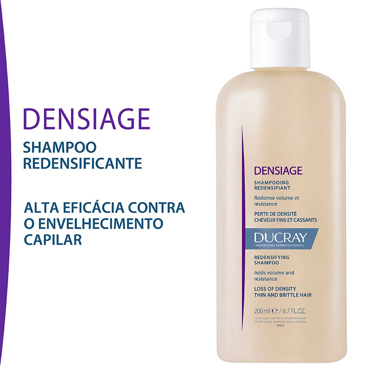 Shampoo Ducray Densiage 200ml | Droga Raia