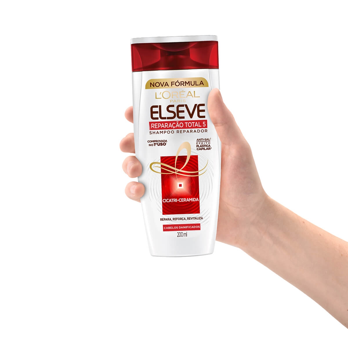 Shampoo Elseve Reparação Total 5+ com 200ml | Droga Raia