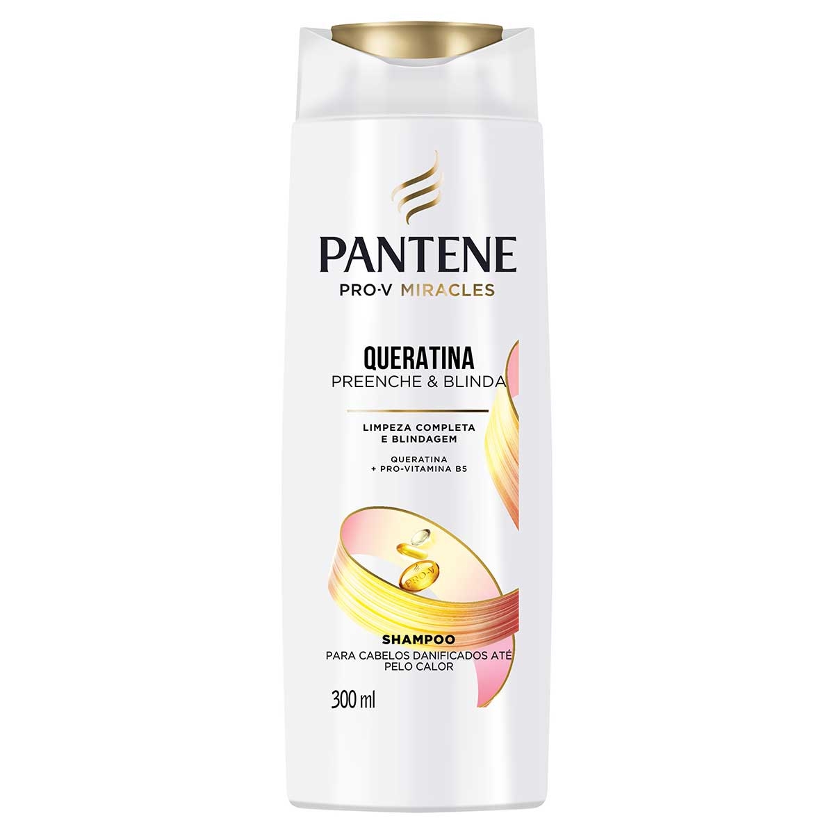 Shampoo Pantene Pro-V Miracles Queratina 300ml: Preço online | Droga Raia