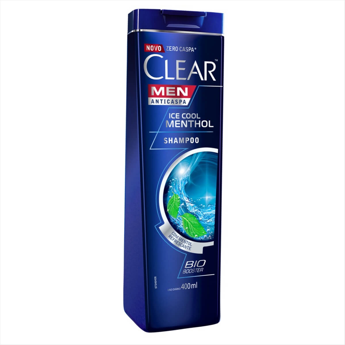 Shampoo Clear Anticaspa Men Ice Cool Menthol 400ml | Droga Raia