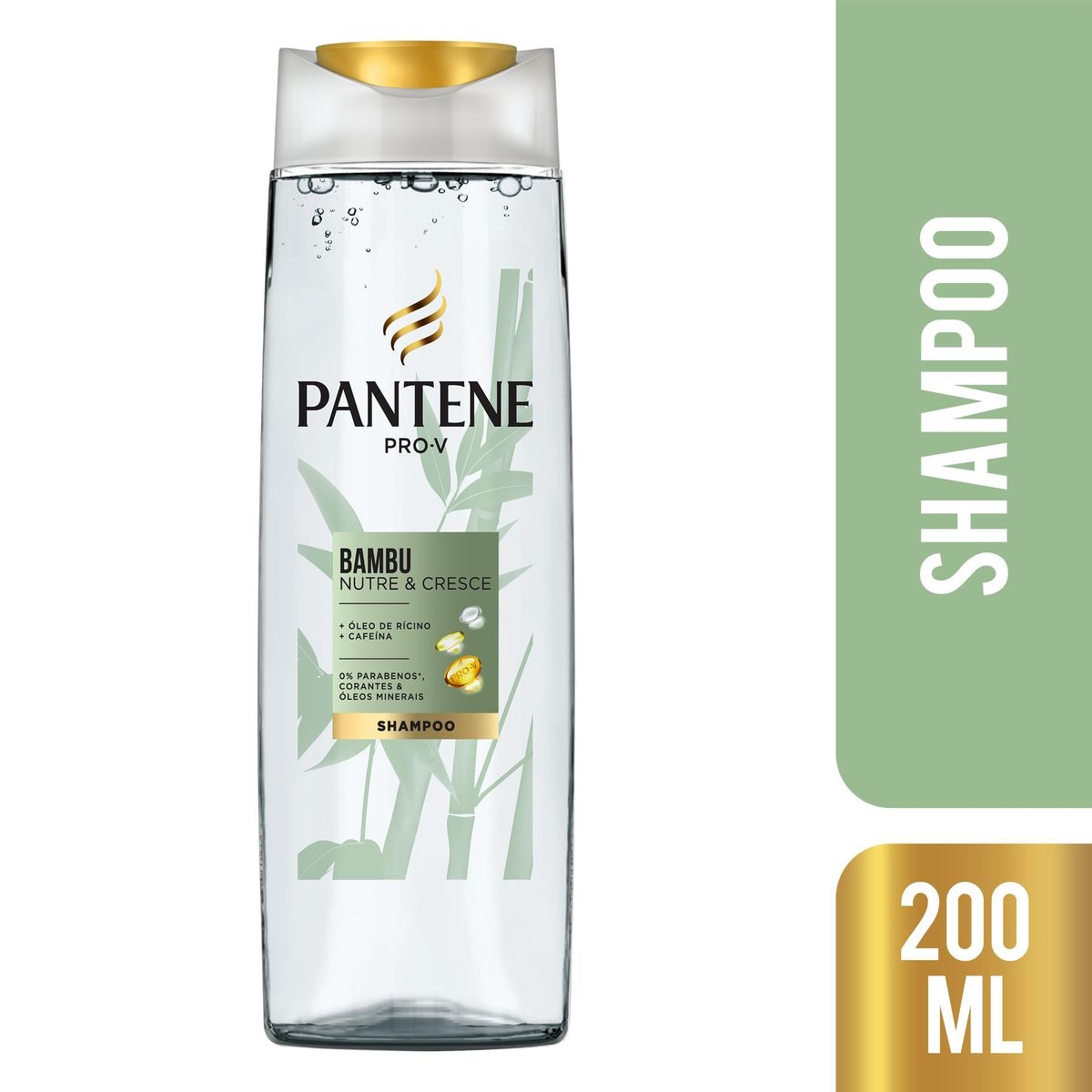 Shampoo Pantene Bambu Nutre e Cresce com 200ml em oferta | Droga Raia