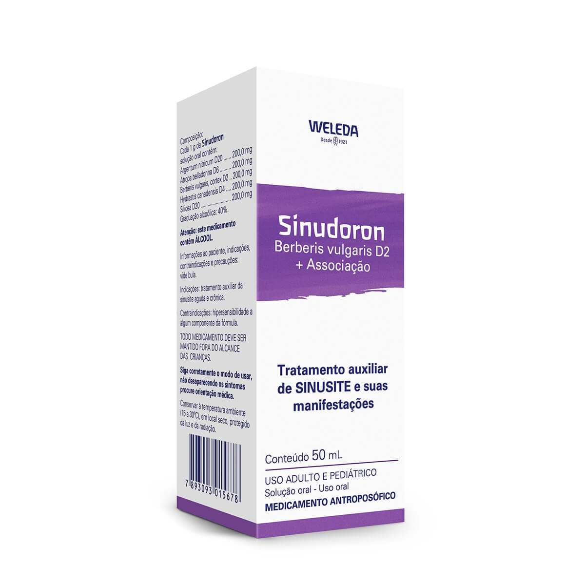Sinudoron Solução Weleda com 50ml | Droga Raia