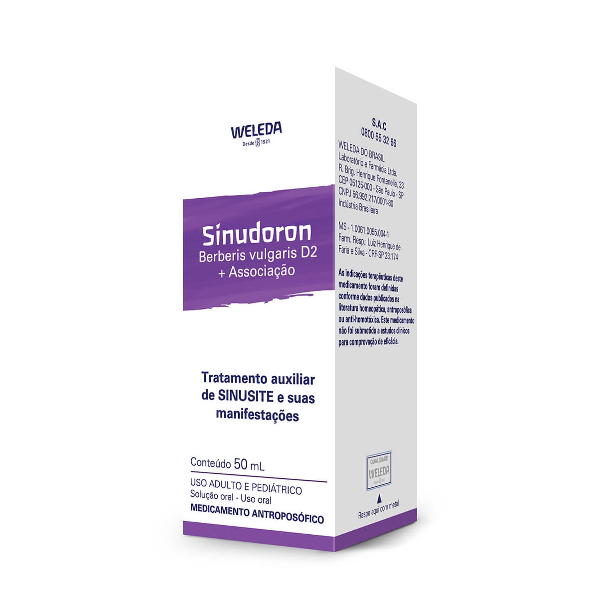 Sinudoron Solução Weleda com 50ml | Droga Raia