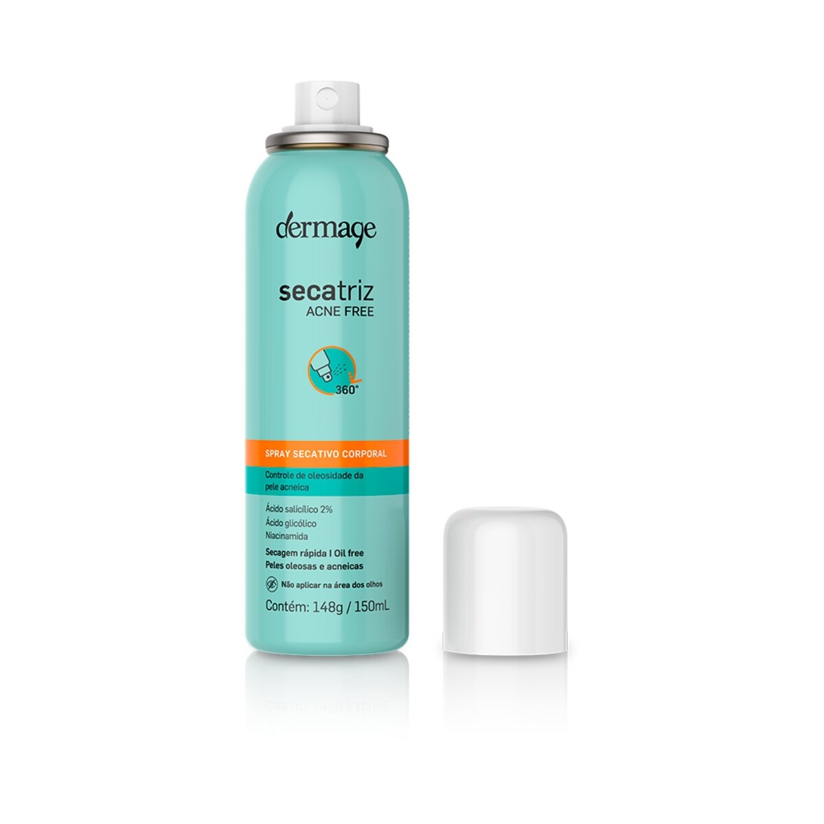 Spray Secativo Dermage Secatriz Acne Free 150ml: Oferta online | Droga Raia