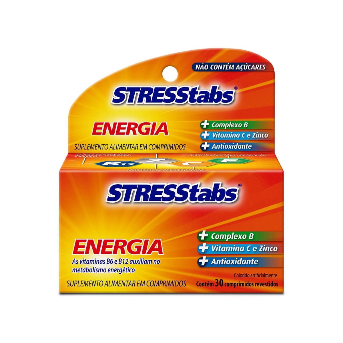 Stresstabs com 30 Comprimidos | Droga Raia