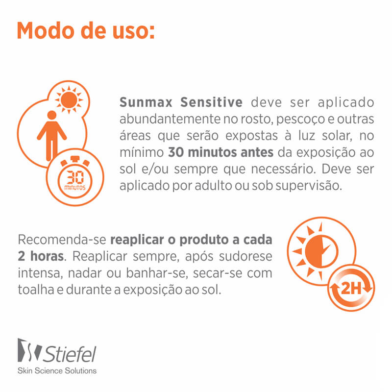 Protetor Solar Sunmax Sensitive FP50 60ml | Droga Raia