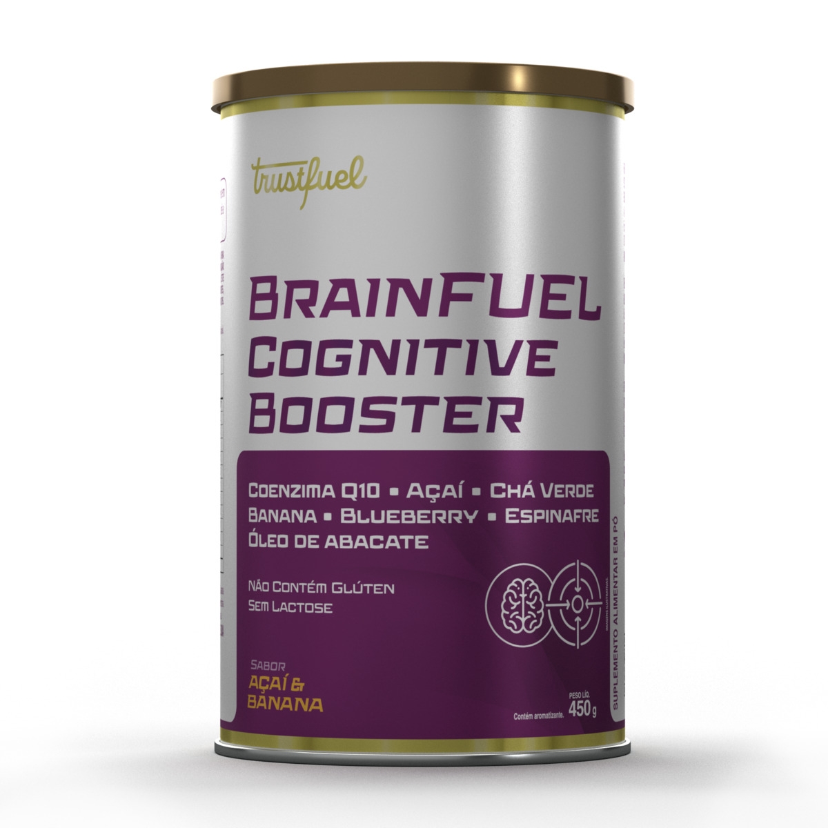 Brainfuel Cogntive Booster Trustfuel Açaí e Banana 450g: Preço | Droga Raia