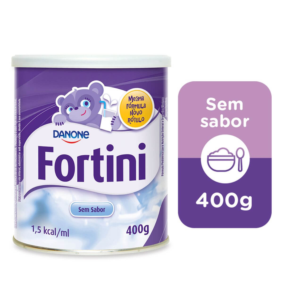 Suplemento Alimentar Fortini Sem Sabor com 400g | Droga Raia