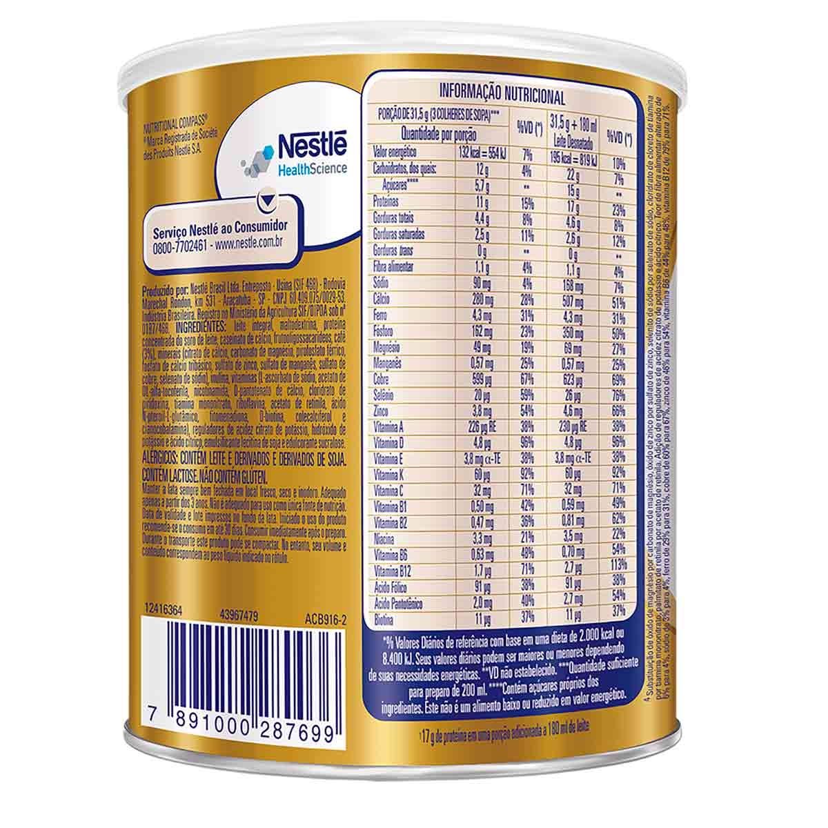 Complemento Alimentar Nutren Senior Café com Leite 740g | Droga Raia