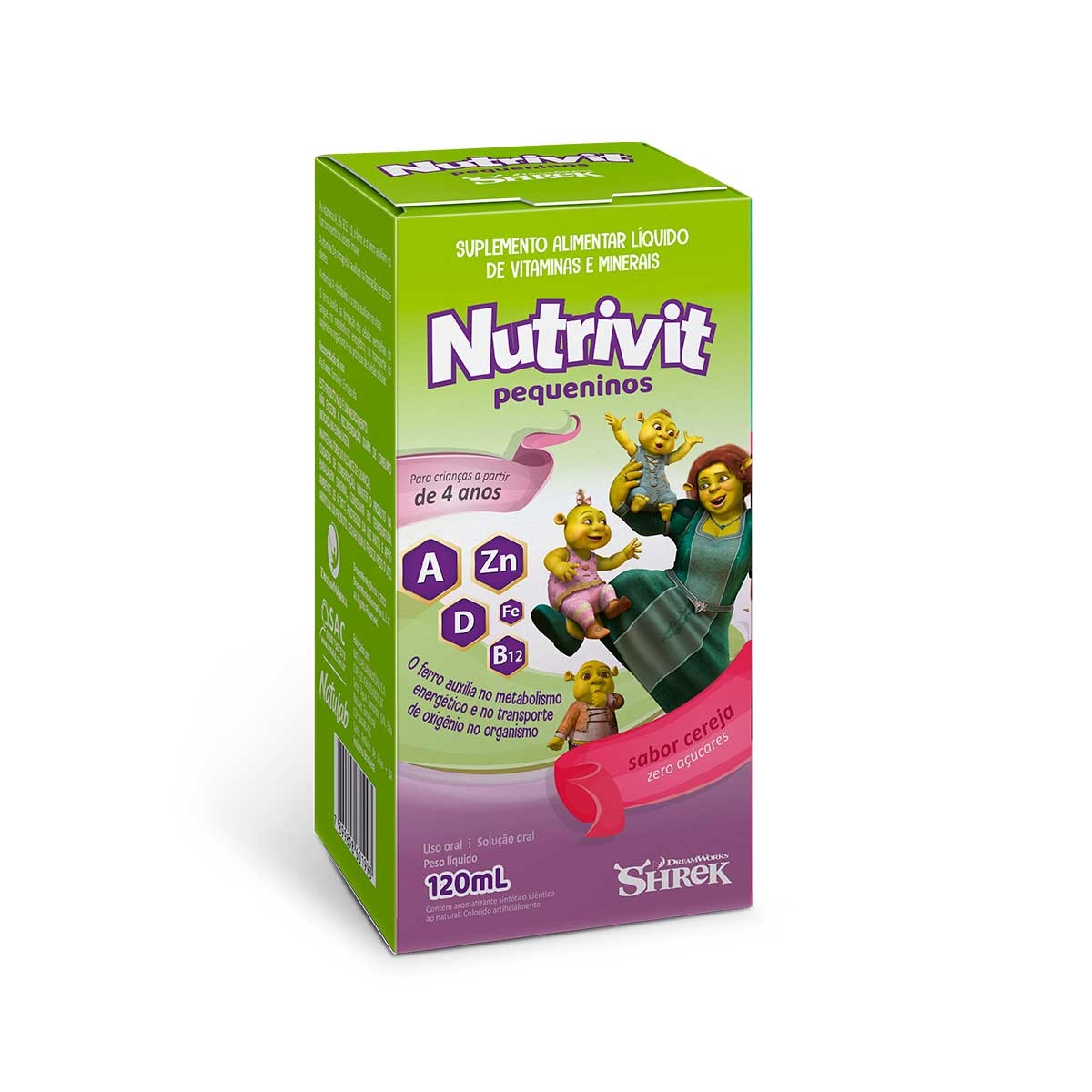 Suplemento Alimentar Nutrivit Pequeninos Sabor Cereja 120ml | Droga Raia