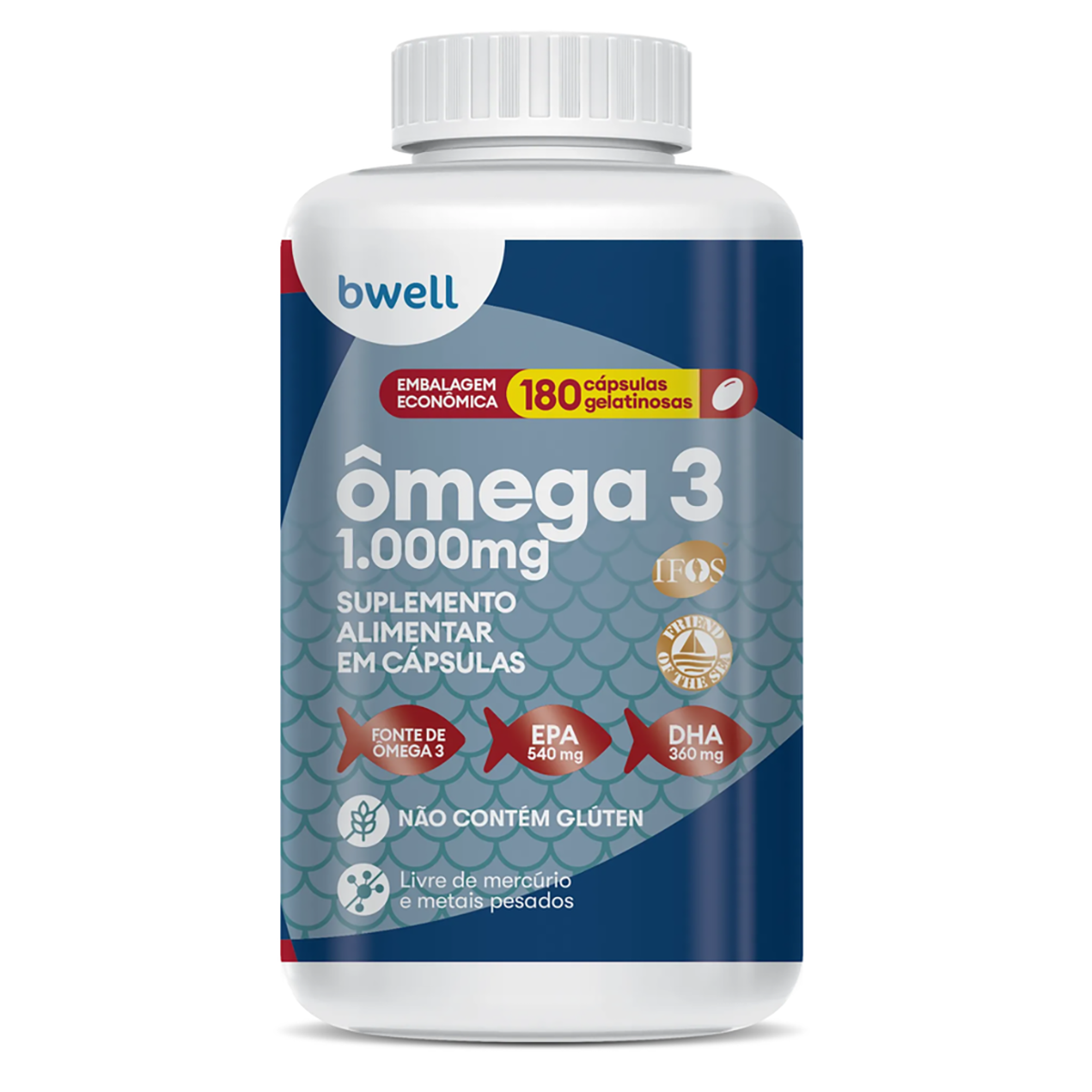 Ômega 3 Bwell 180 Cápsulas: Preço, benefícios e como tomar | Droga Raia