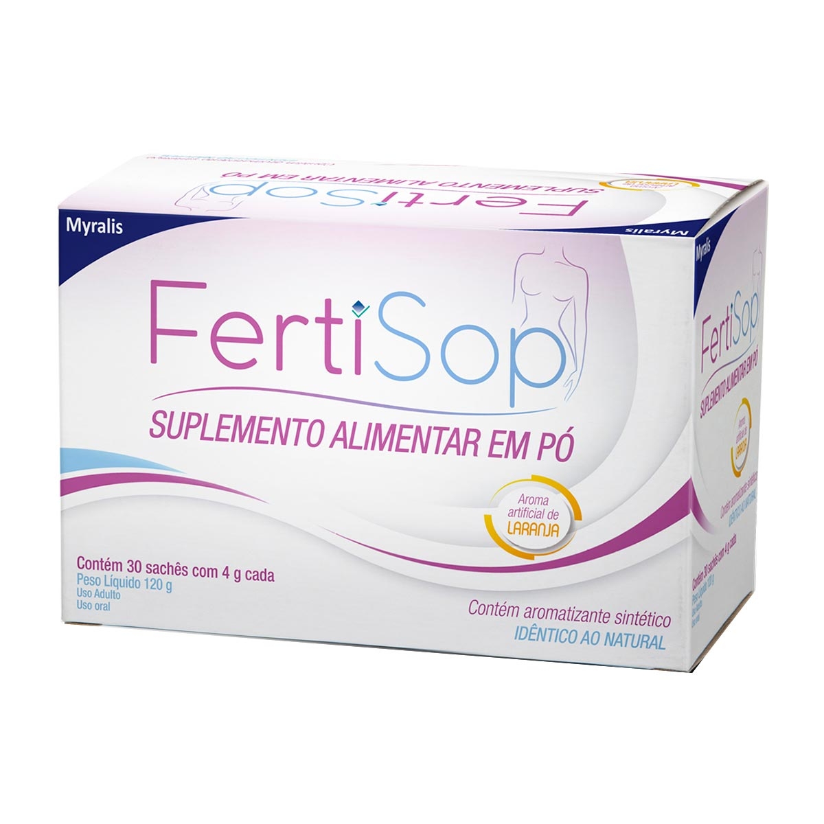 Suplemento Vitamínico em Pó Myralis FertiSop com 30 sachês | Droga Raia