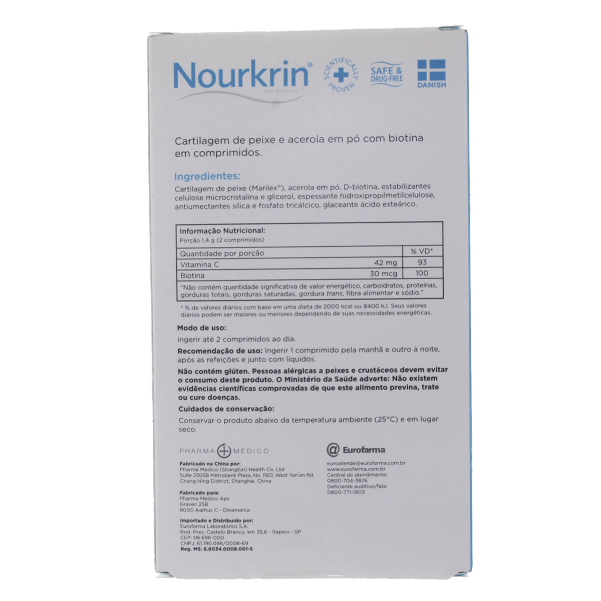 Suplemento Alimentar Noukrin 60 Comprimidos | Droga Raia