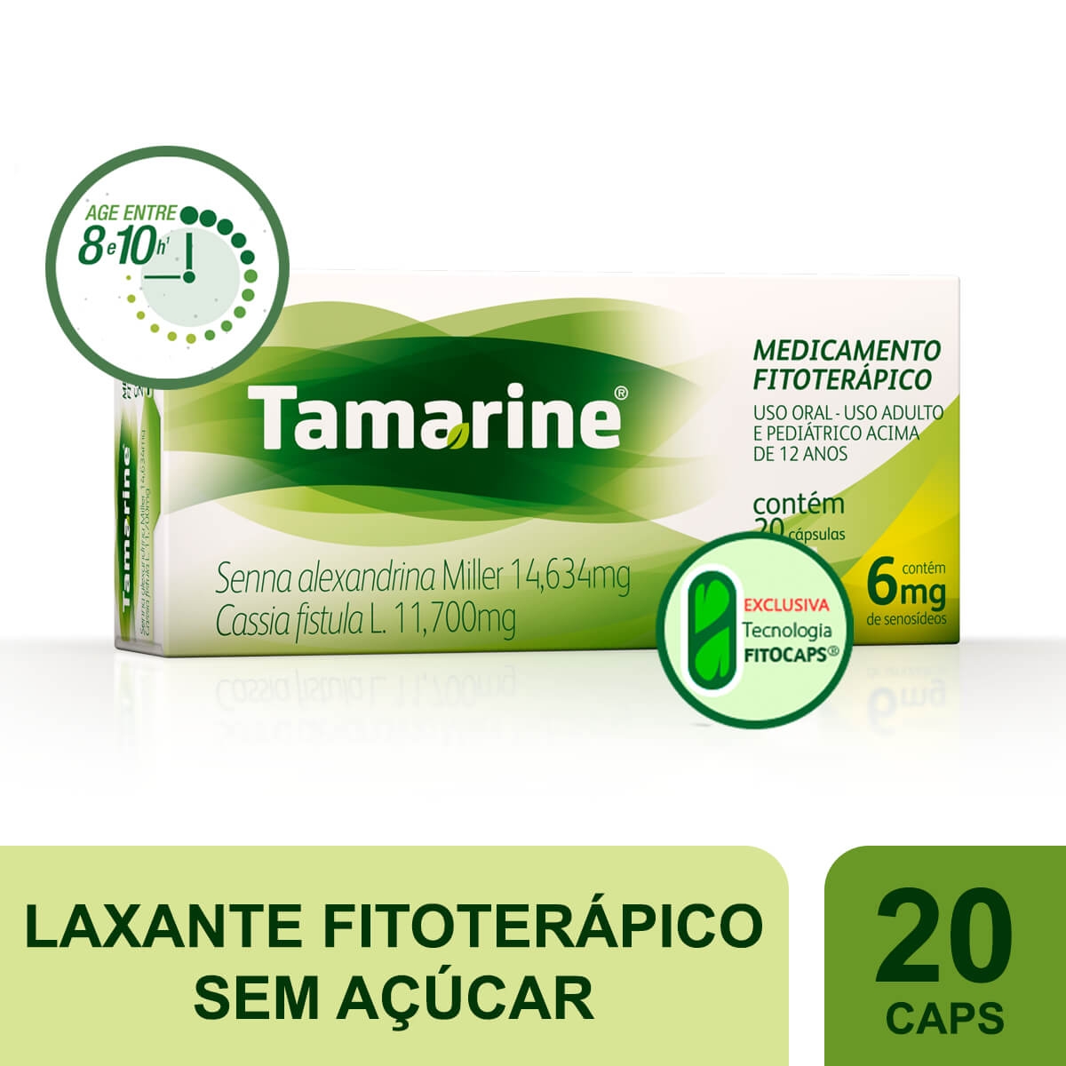 Tamarine 6mg 20 Cápsulas Hypera | Droga Raia