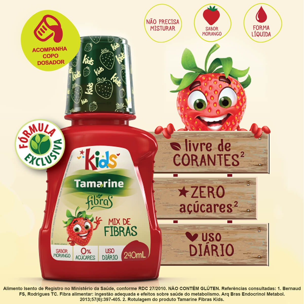 Tamarine Fibras Kids com 240ml | Droga Raia