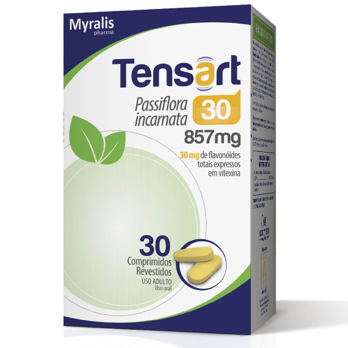 Tensart 857mg Myralis 30 Comprimidos | Droga Raia