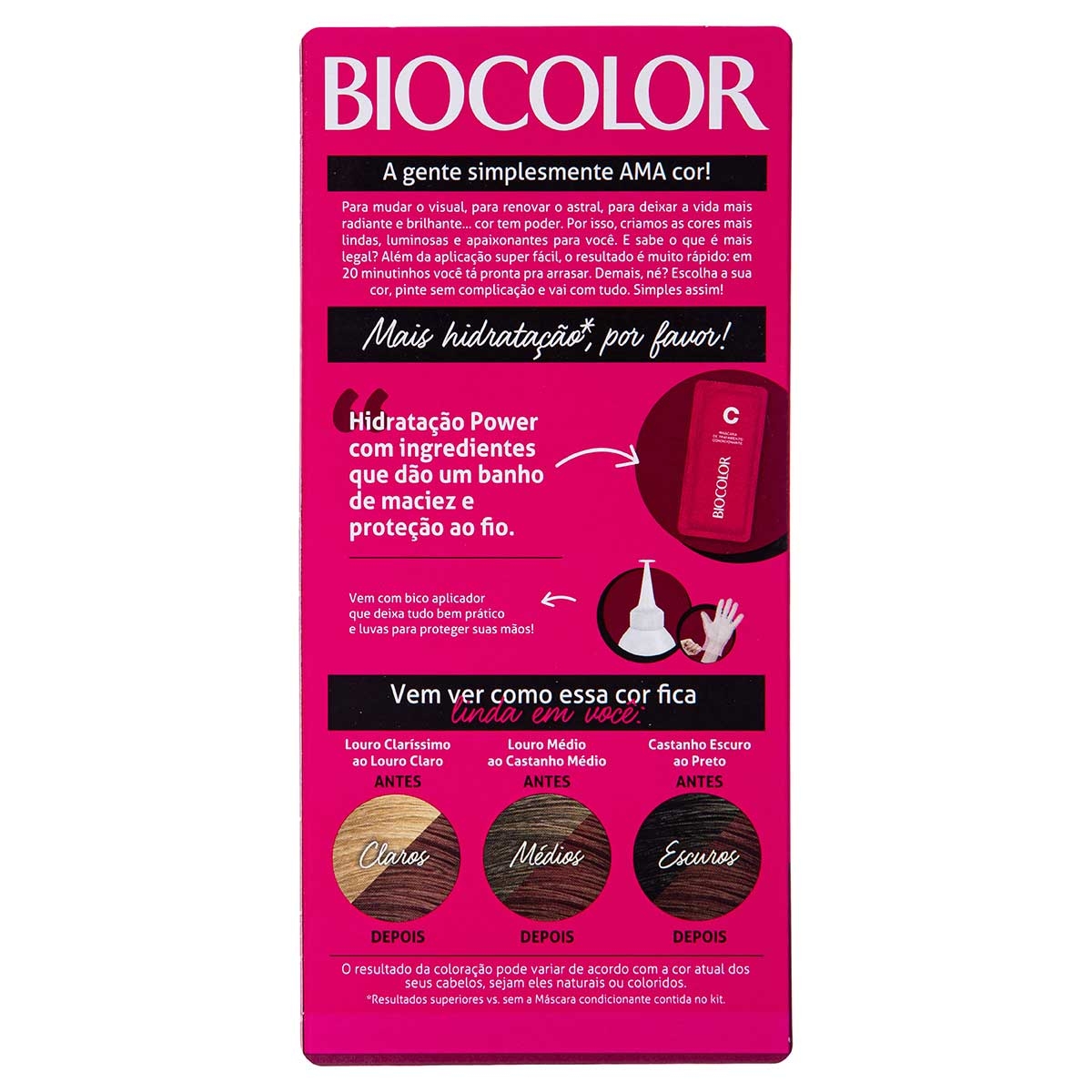 Mini Kit Biocolor Coloração Creme Acaju Púrpura 5.59: ver valor | Droga ...
