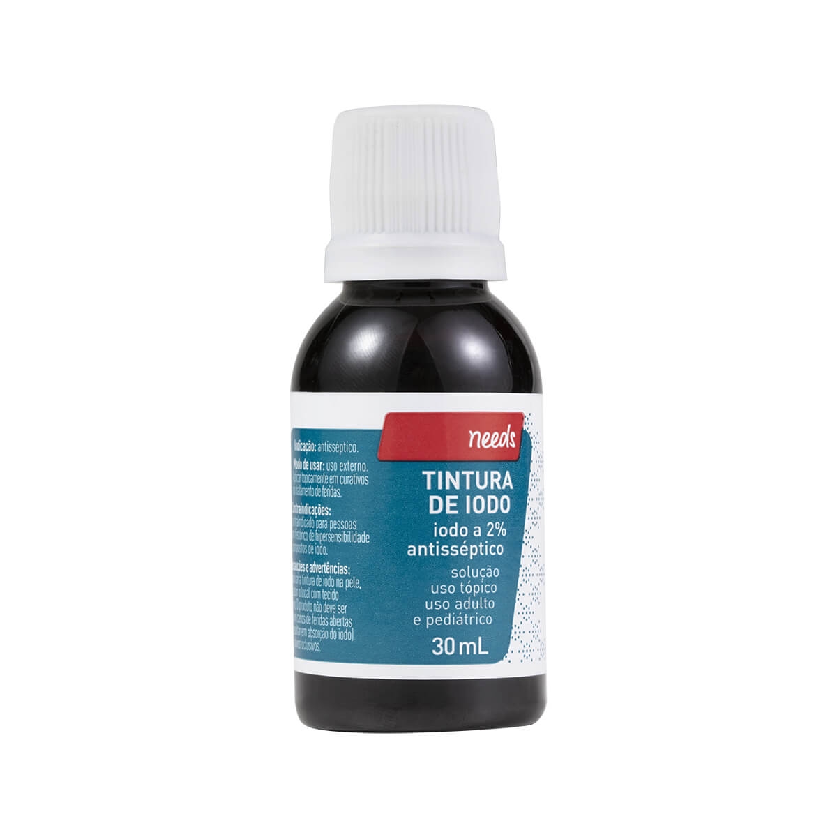 Tintura de Iodo 2% Needs 30ml | Droga Raia