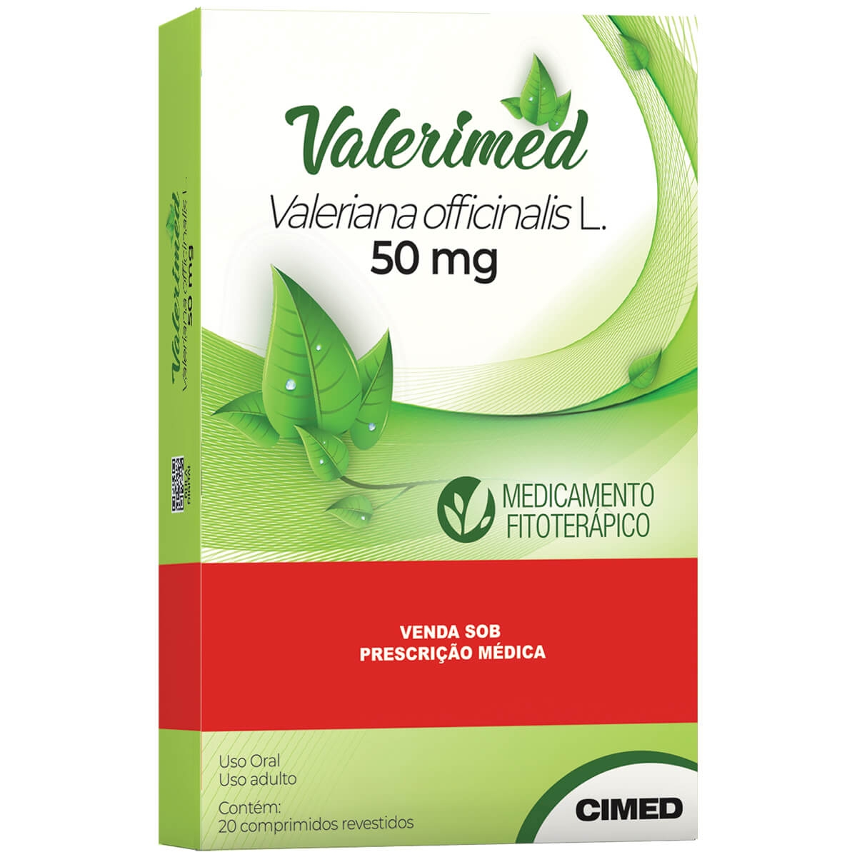 Valerimed 50mg com 20 comprimidos | Droga Raia