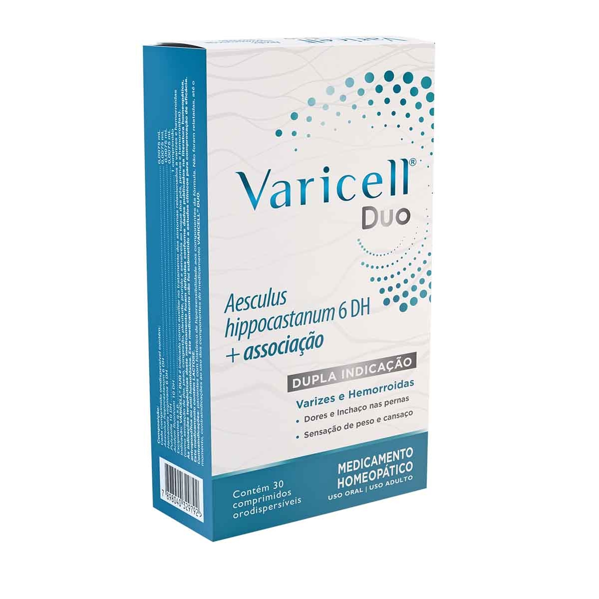 Varicell Duo 30 comprimidos - Preço e para que serve? | Droga Raia