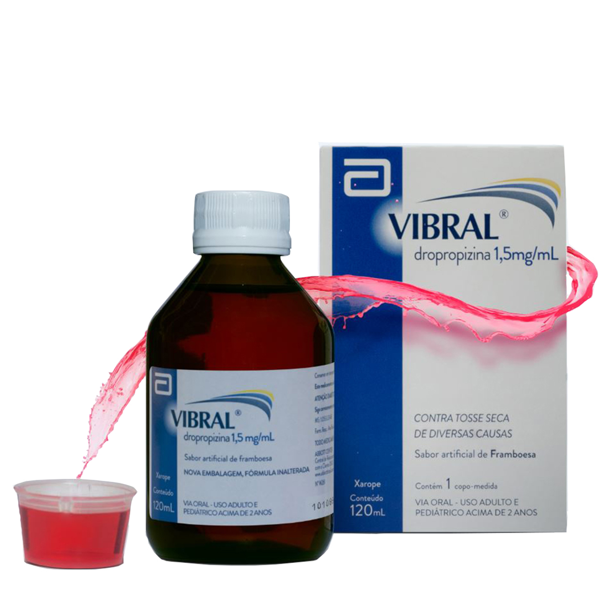 Vibral 1,5mg/ml 120ml Xarope Pediatrico Abbot | Droga Raia