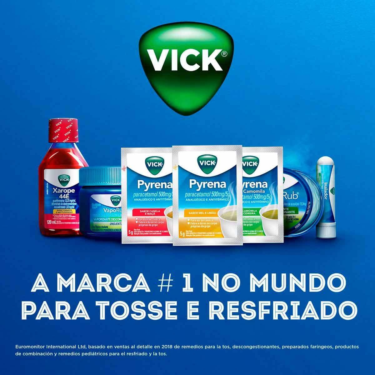 Vick Pyrena Sabor Mel e Limão 1 Envelope 5g | Droga Raia