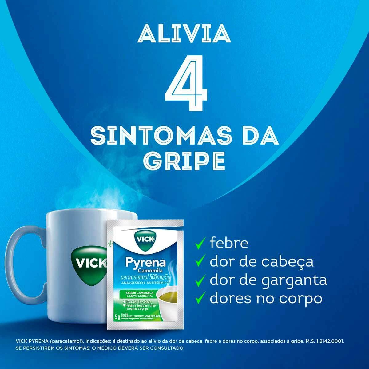 Chá Vick Pyrena Camomila com 5g | Droga Raia