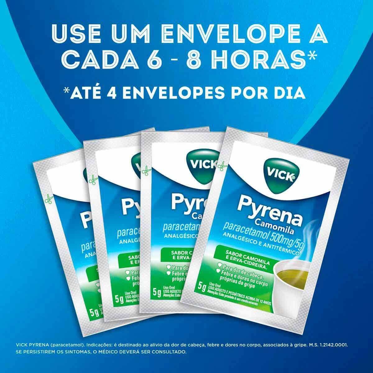 Chá Vick Pyrena Camomila com 5g | Droga Raia